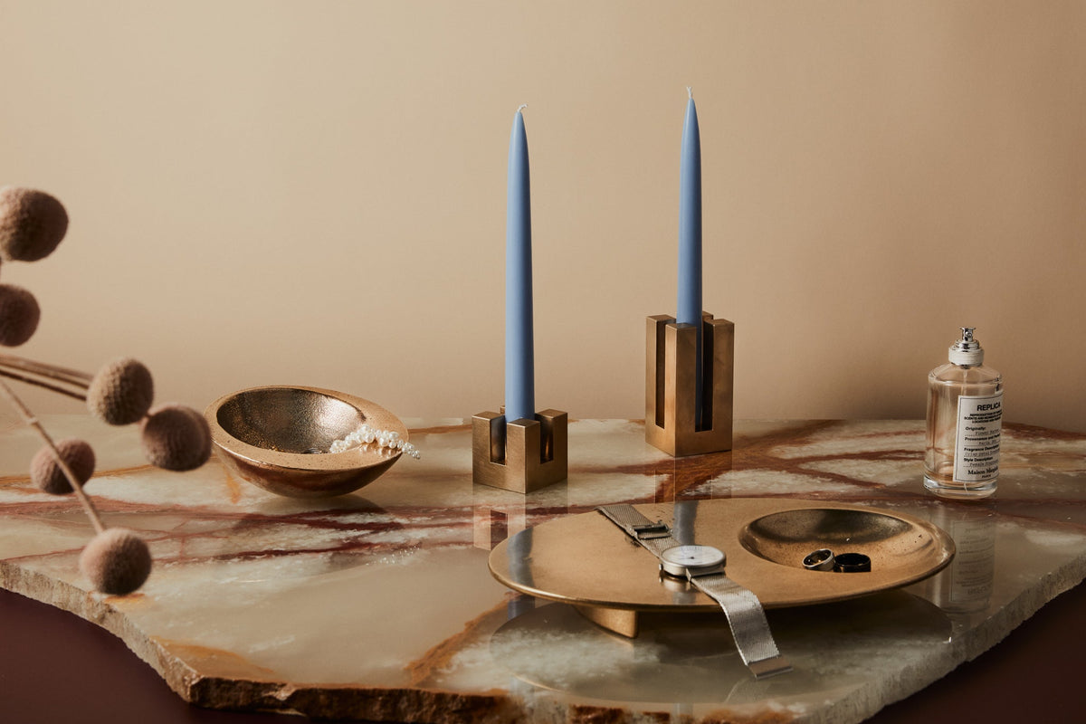 Candle Blocks in Brass or Aluminium | Designed & Made in Sydney – Corbet